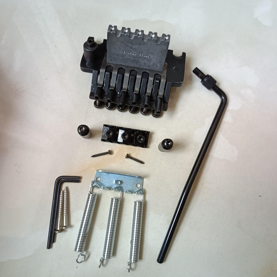 Floyd Rose II Tremolo System Bridge Double Locking New Black Guitar ...