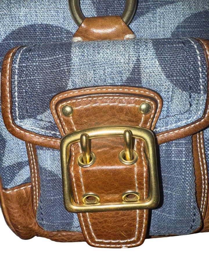 Coach 10827 Legacy Mandy Satchel Bag 65th Anniversary Vintage Y2K Denim ...