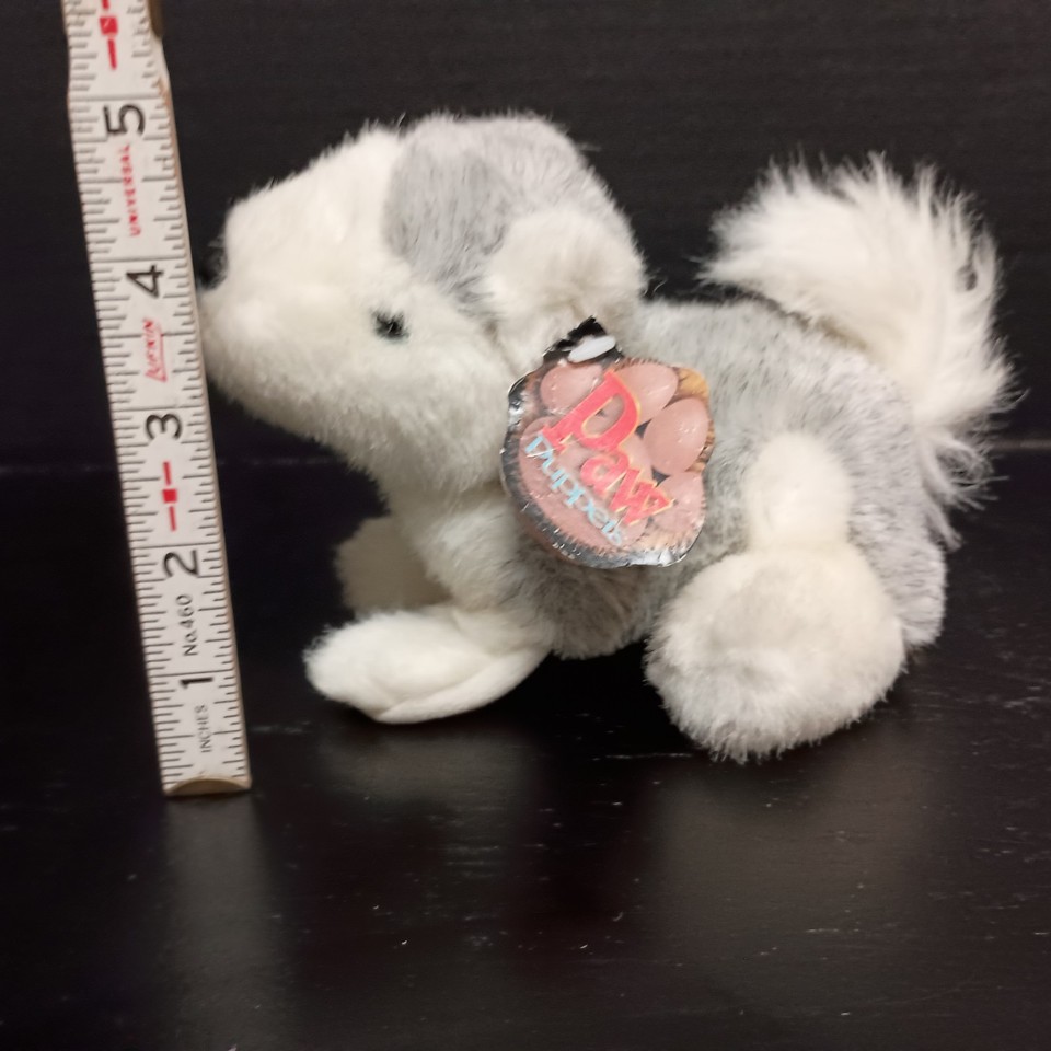 Paw Puppets Full Body Plush Husky Dog Wolf Finger Hand Puppet 6" NWT | eBay