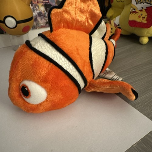 Disney Pixar Finding Nemo Orange Soft Plush Stuffed Animal Fish Toy 11 ...