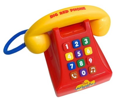 The Wiggles Big Red Phone Learning Educational Play ~ NEW ~ FREE POST ...