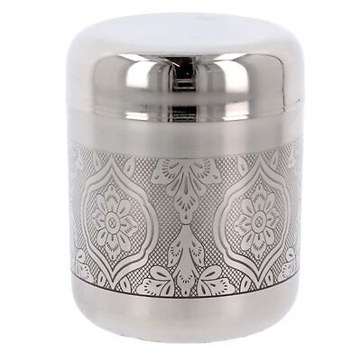 Stainless Steel Canister Kitchen Storage Tins Jars Tea Coffee Sugar ...