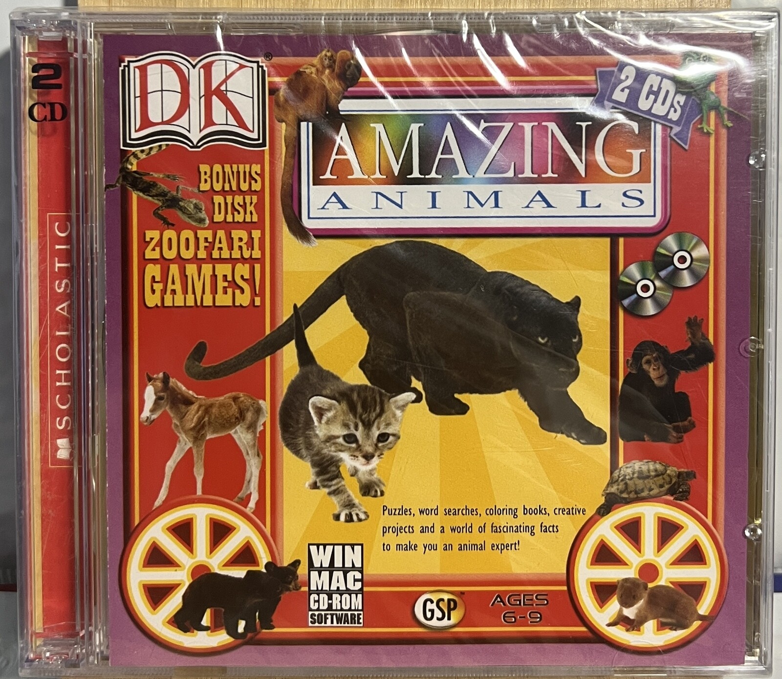 DK Amazing Animals [Win & Mac CD-ROM] 9780439800266 - Bonus Game ...