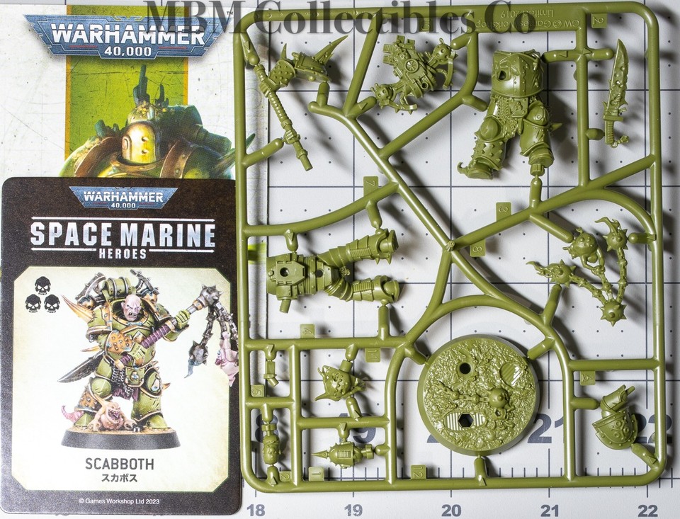 Warhammer 40K Chaos Space Marine Heroes DEATH GUARD SINGLE FIGURE bits ...