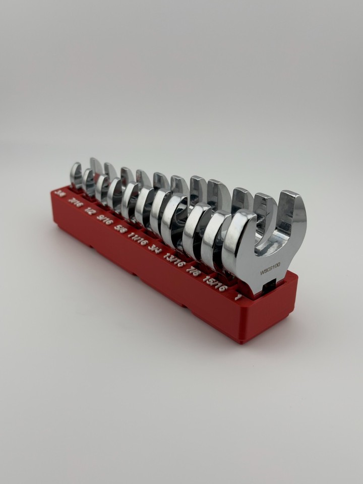 Icon Crowfoot(SAE) Wrench Bin/Organizer - 3D Printed & Gridfinity ...