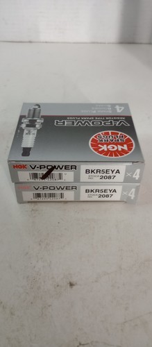 NGK V-Power Spark Plugs BKR5EYA 2087 Lot of 8 | eBay