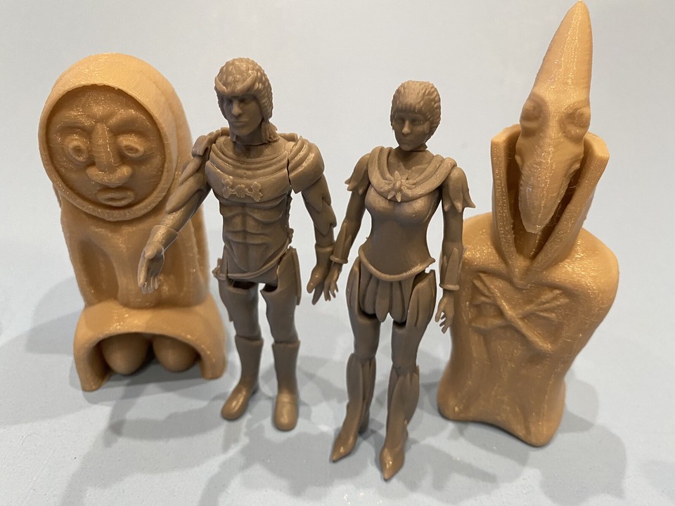 Buck Rogers Hawk KOORI Custom Poseable/Posable Action Figure 3.75 COA ...