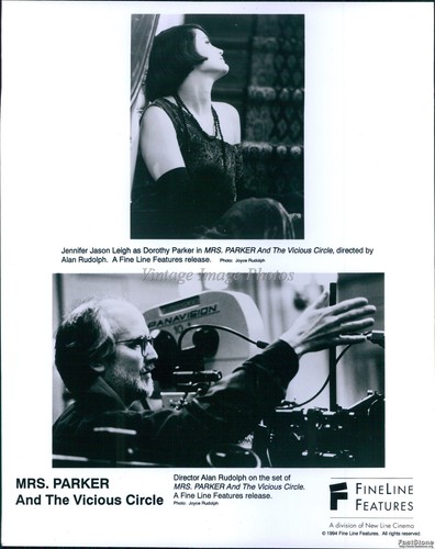 1996 Photo Jennifer Jason Leigh Director Alan Rudolph In Mrs Parker ...