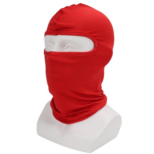 (Red) Motorcycle Headgear Breathable Neck Scarf Full Face Cover ...