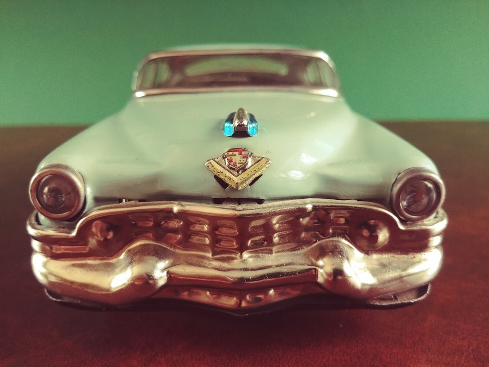 Scarce 1950's TN Nomura Japan Tin Battery Cad-mobile Tinplate Cadillac ...