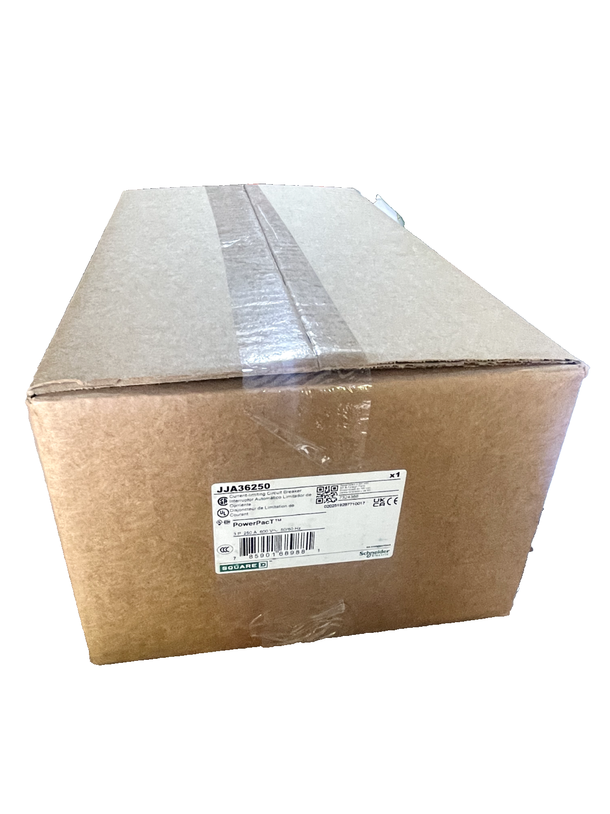 Square D JJA36250 3p 600v 250a 65k PowerPact I-Line Circuit Breaker NEW ...