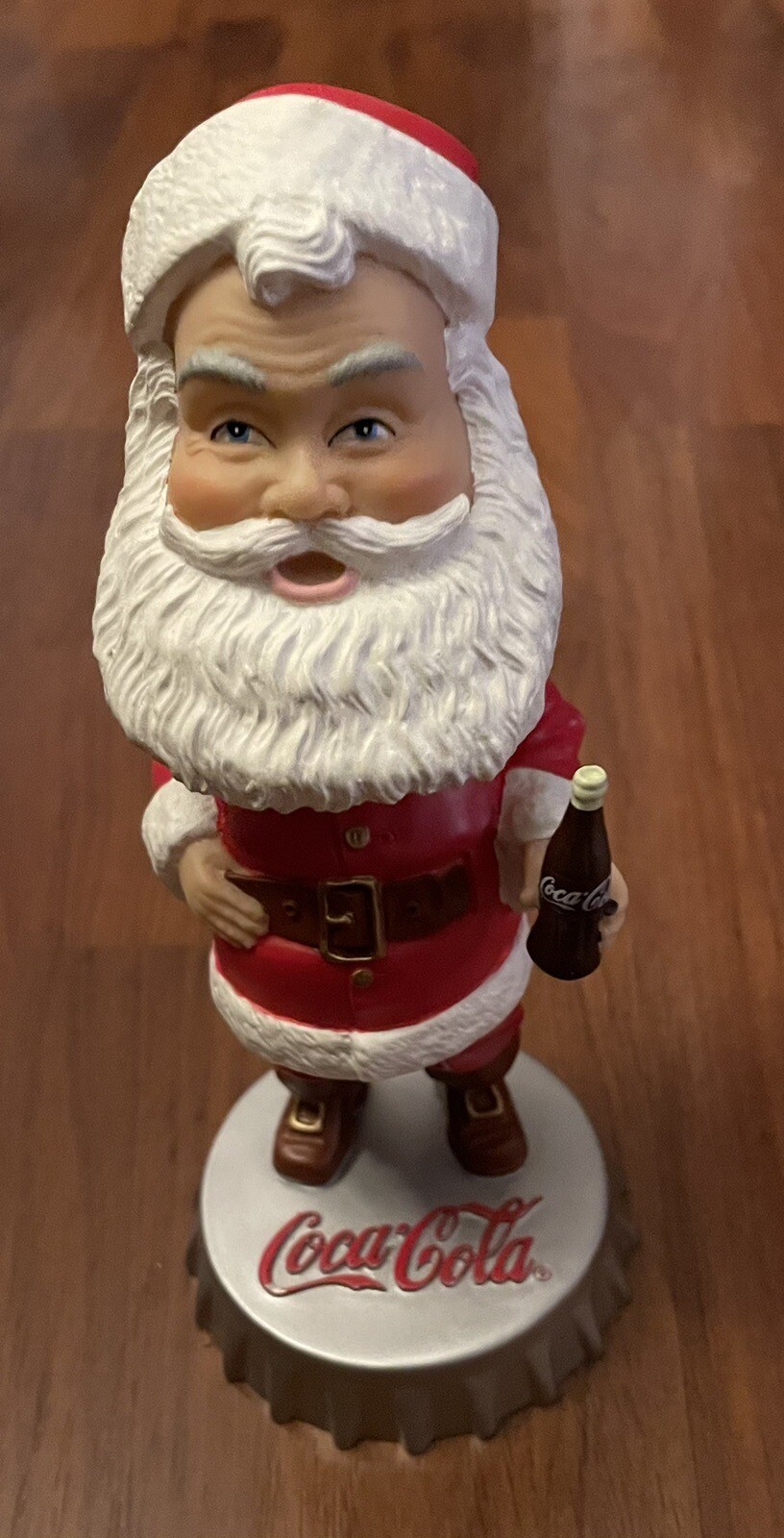 RARE Santa Claus Bobblehead Coca-Cola Hardees Collectible Figure 2002 ...