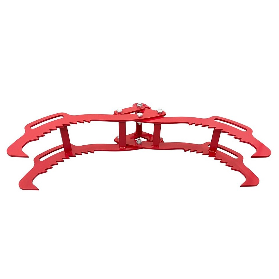 28-inch 4-claw Log Handling Clamps Non-slip Timber Lifting Pliers Hand ...