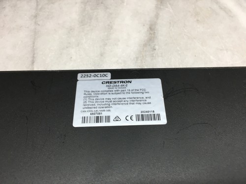 Crestron HD-DA4-4K-E HDMI 4 Channel Distribution Amplifier | eBay