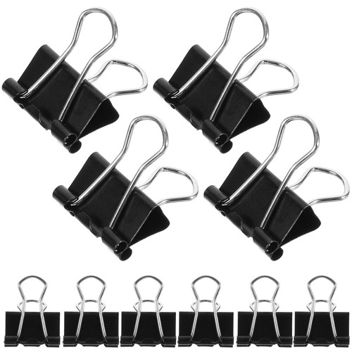 100Pcs Binder Clips Small Bills Clips Binder Clips Metal Binder Clips ...