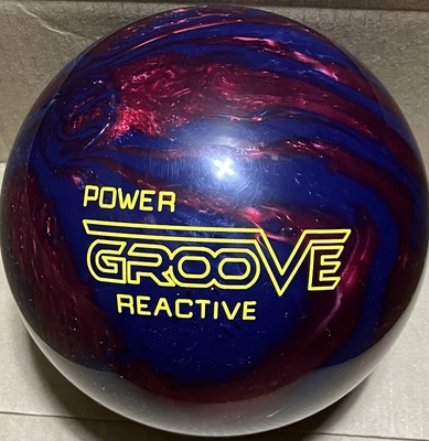Brunswick Power Groove Reactive Blue/Red Pearl 14 lb Bowling ball New ...