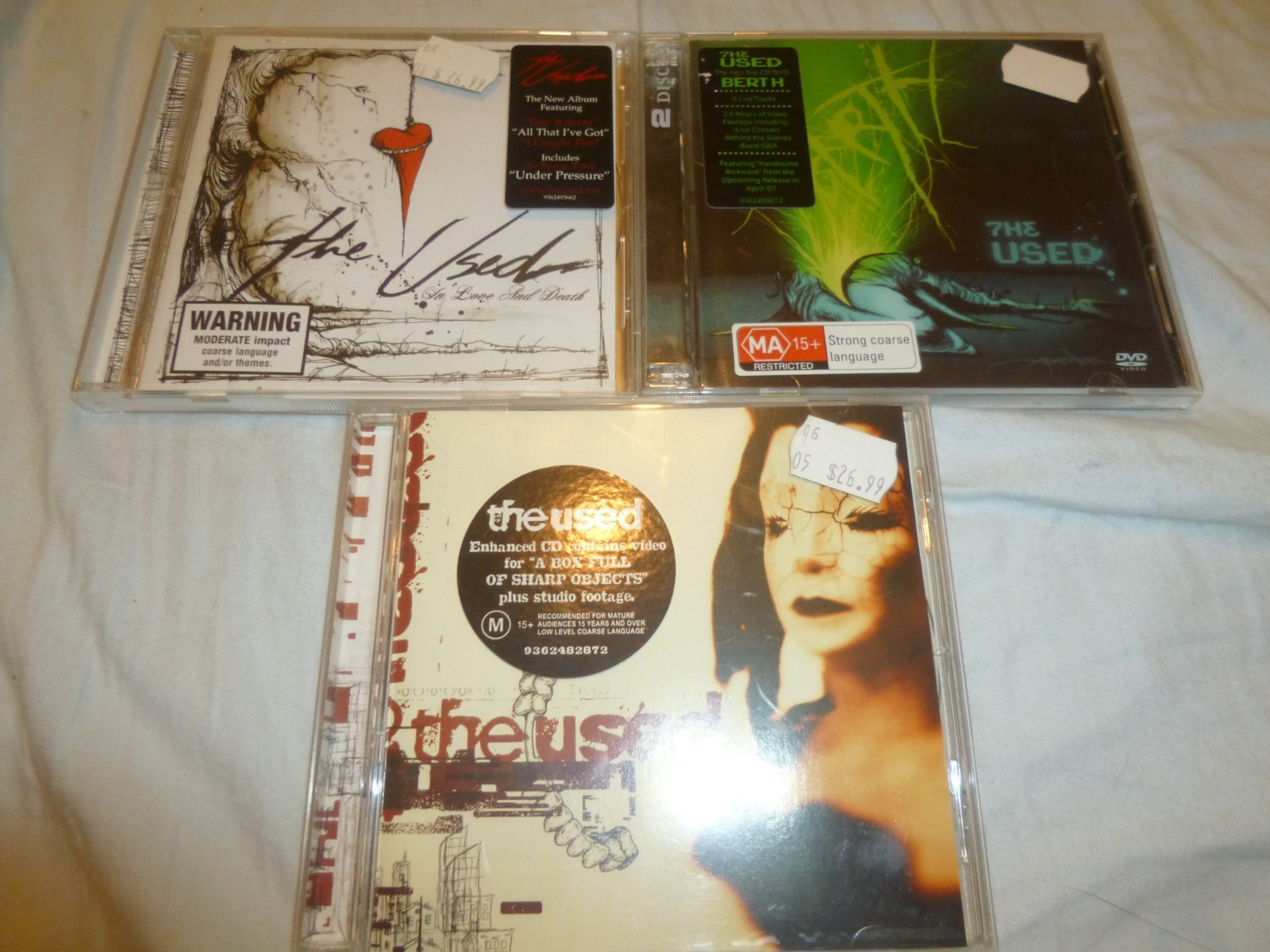 the used-in love and death-the used -birth cds | eBay Australia