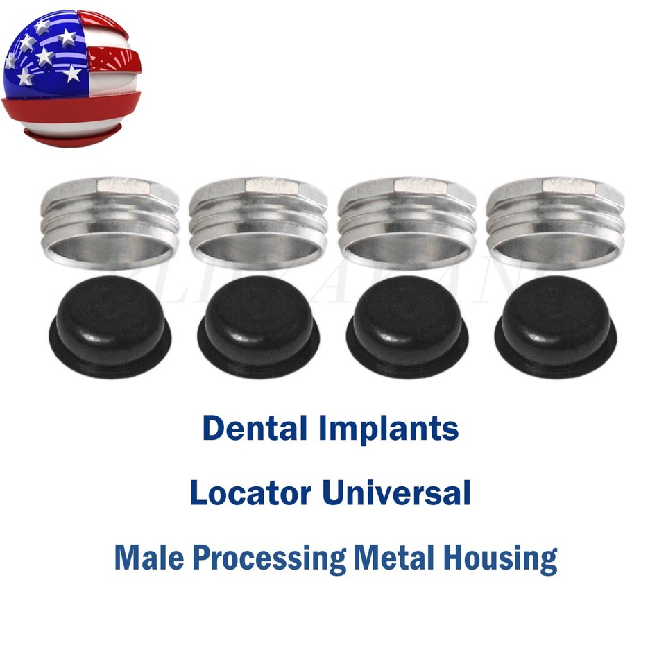 US HIOSSEN ET Mini Locator Overdenture Abutment Locator Male Cap Tool ...