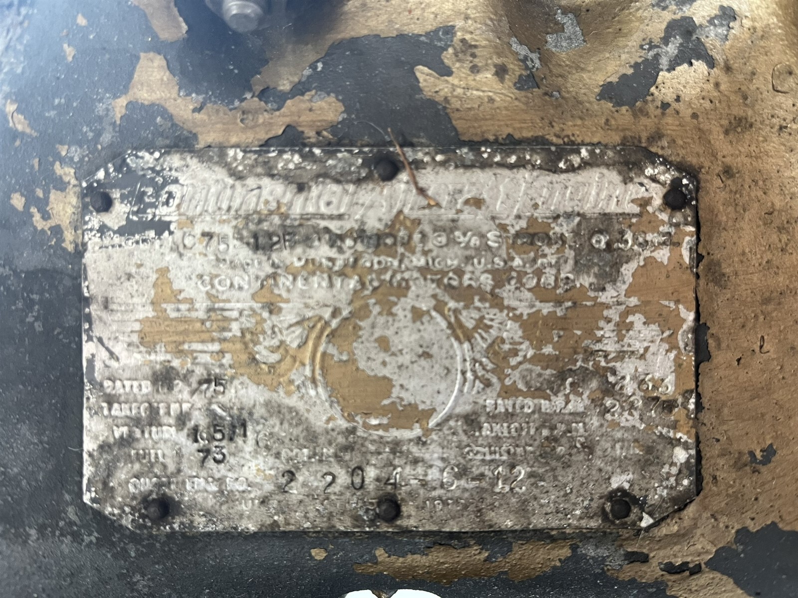 Continental C-75 C-85 C75-12F C75 C85 Aircraft Engine | Aftermarket ...