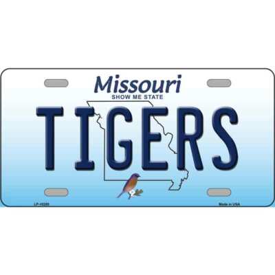 Tigers Missouri Novelty Metal License Plate Tag LP-10250 | eBay