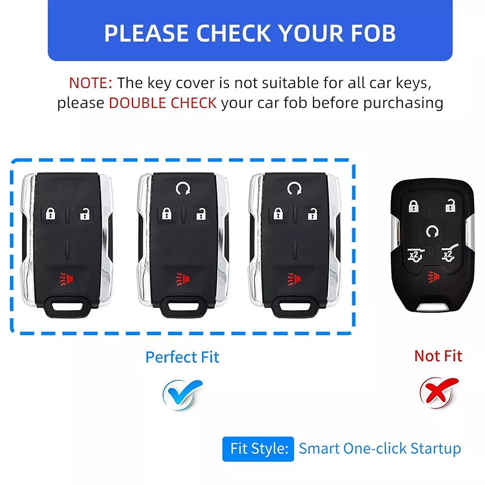 New Remote Key Fob Cover Shell Case For GMC Sierra 1500 2500 3500 ...