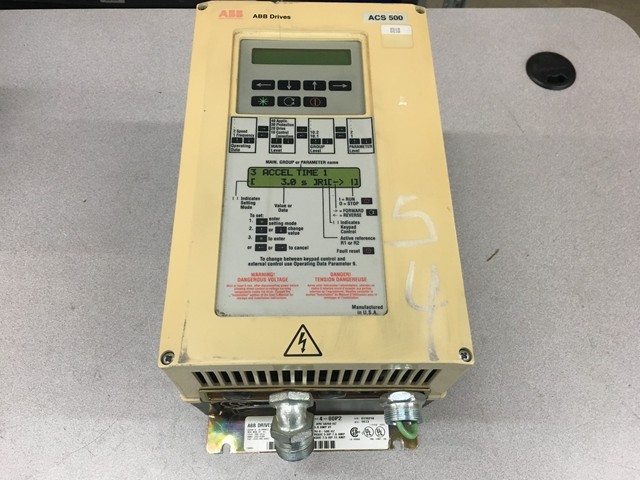 ABB Acs500 Adjustable Frequency AC Motor Drive for sale online | eBay