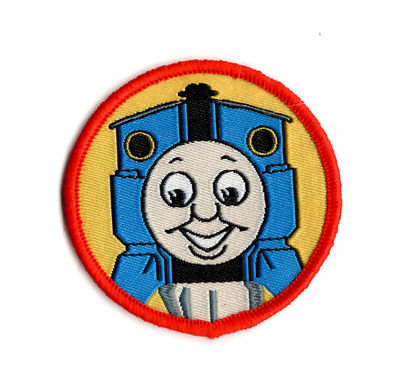 THOMAS THE TANK ENGINE RED Sew on Patch Embroidered Badge Cartoon Train ...
