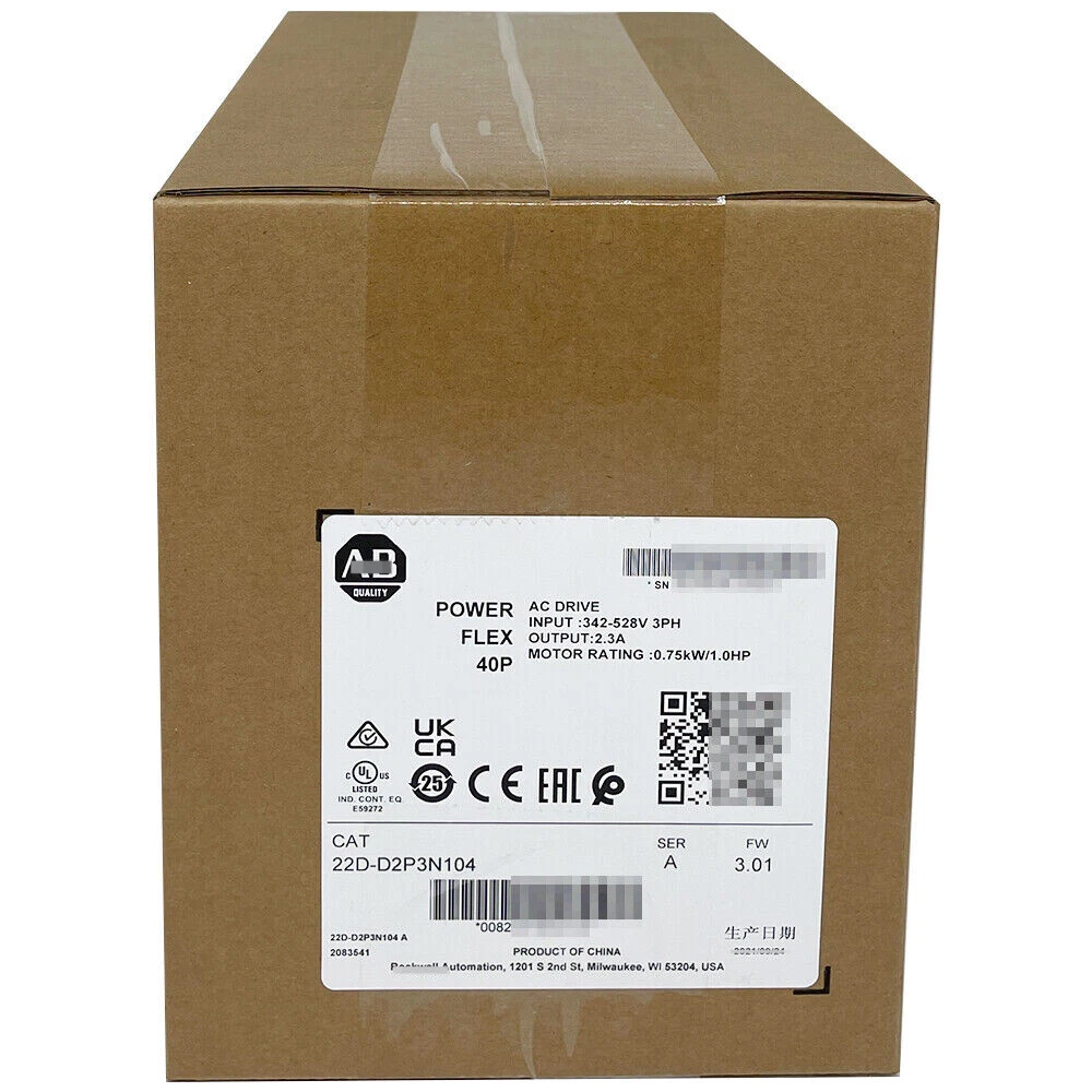 NEW 1PC AB 22D-D2P3N104 Allen-Bradley 22D-D2P3N104 AC Drive Fast ...