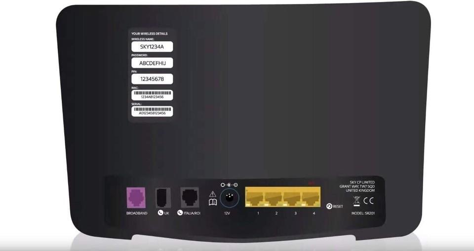 Sky Broadband Q Router 4.2 Hub (With Power cable) NEW Latest Model ...