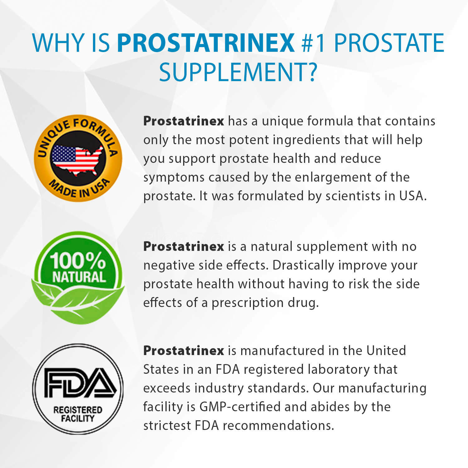 Prostatrinex Prostate Support - 5 Bottles - Official Seller - 100% ...