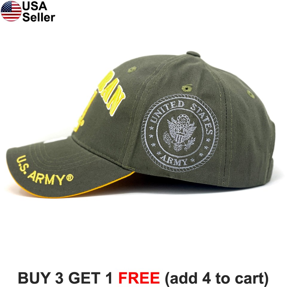 US Army Veteran Logo Cap Hat U.S Military Strong American Patriotic Armed Forces | eBay
