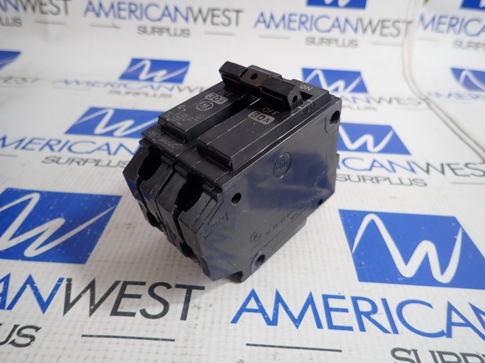 GENERAL ELECTRIC THQB2130 CIRCUIT BREAKER 2 POLE 30A 120/240V Bolt on ...