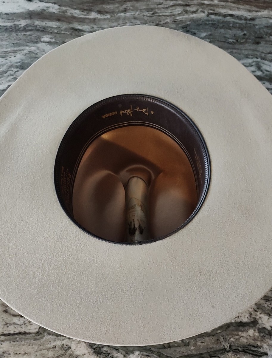 Resistol 4X Beaver Silverbelly George Strait Cowboy Hat Size Resistol 4X Beaver Silverbelly George Strait Cowboy Hat Size