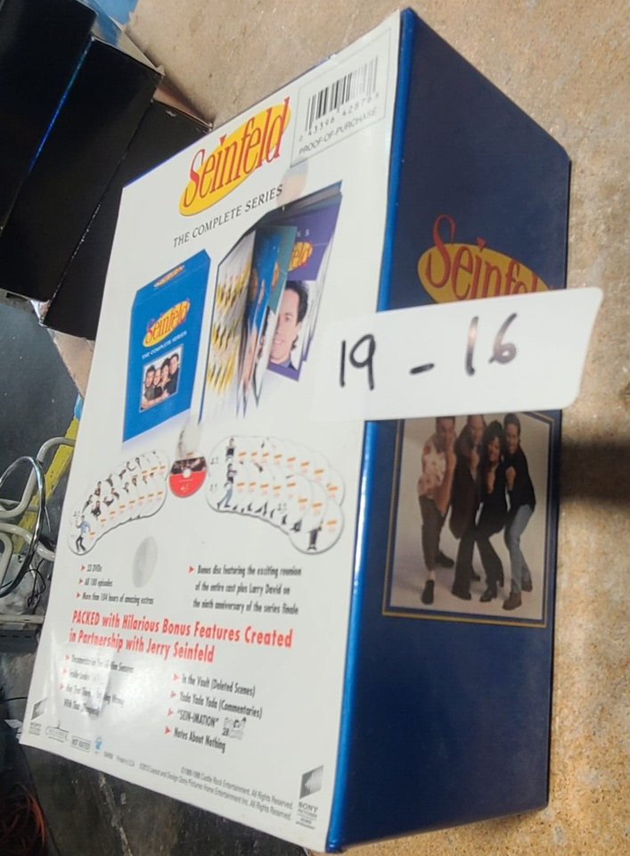 Seinfeld - The Complete Series (33 Disc Set, DVD, 2018) Boxed Set ...