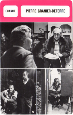 FICHE CINEMA / CARTE / CARD : PIERRE GRANIER-DEFERRE (Biographie ...