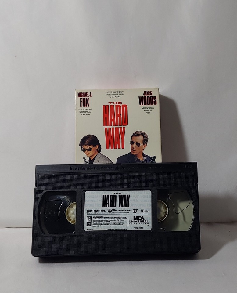 Hard Way, The (1991), VHS Movie, MCA Home Video (1991), MJ Fox, J ...