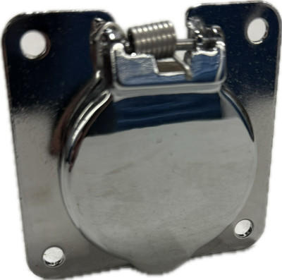 ZEROSTART 8606080 WEATHERPROOF RECEPTACLE ONLY FOUR HOLE SQUARE FLANGE ...