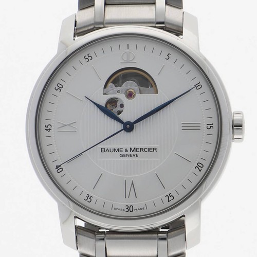 Baume & Mercier classima open balance watch men TO194143 | eBay