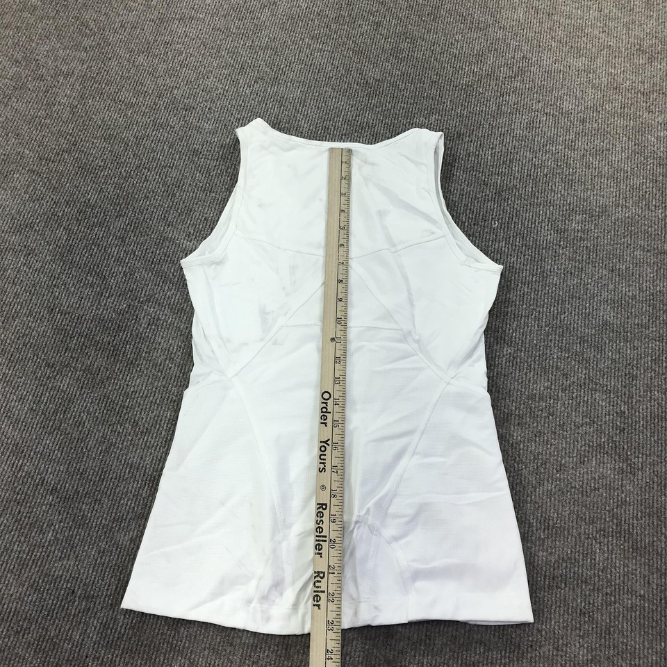 Tommie Copper Tank Top Womens Large White Compression Lower Back ...