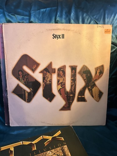 LOT of 5 Vintage STYX Vinyl Records! Grand Illusion,Equinox,Crystal ...