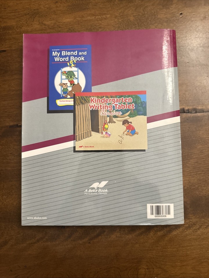 Abeka Home school K5 Phonics Reading Writing Curriculum Lesson Plans ...