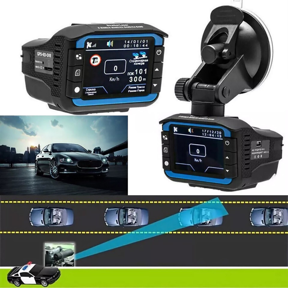 Car Radar Detector DVR Dash Camera G-sensor Night Vision 720P Video ...