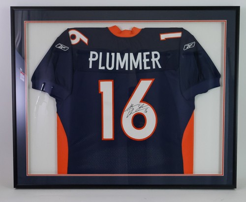 Jake Plummer Autographed Denver Broncos Reebok Jersey Framed | eBay