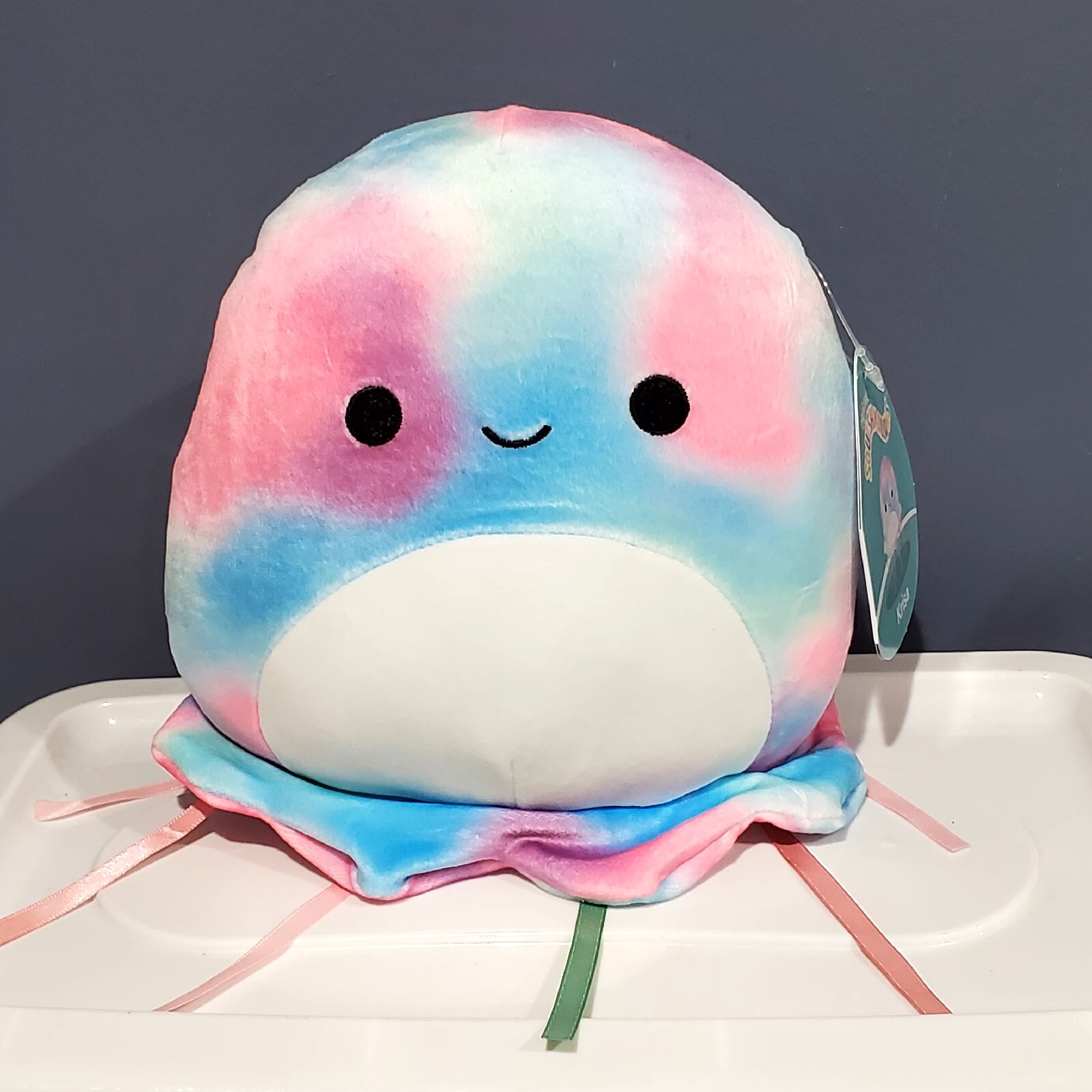 NEW 7-8" Squishmallow KRISTA jellyfish AUTHENTIC Kellytoy Soft Plush ...