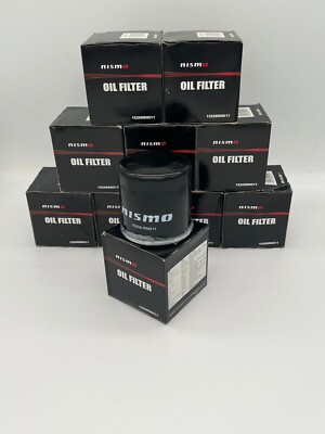 10X NISMO JDM OIL FILTERS NISSAN 15208-9F600 15208-RN011 350Z 370Z SR20 ...