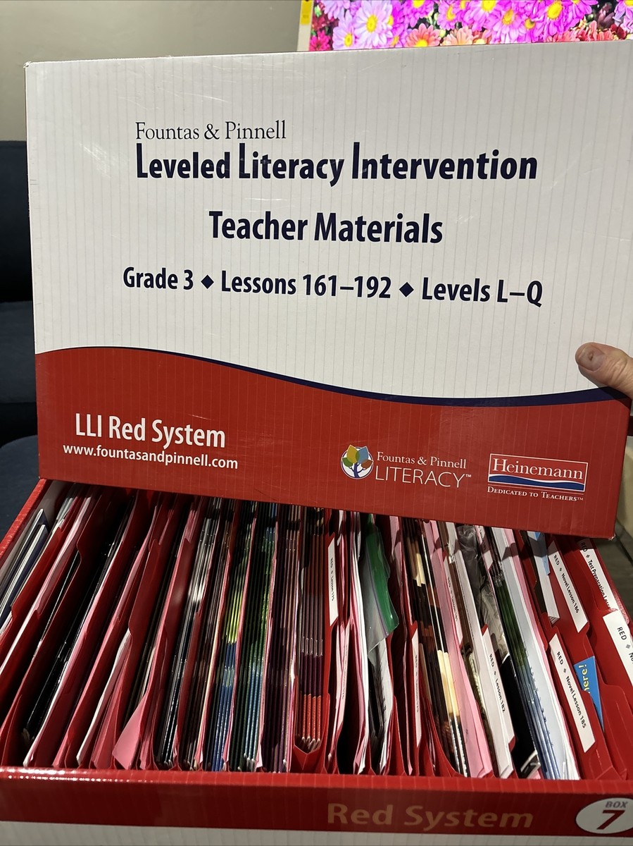 Leveled Literacy Intervention Red System What Are Reading Levels And