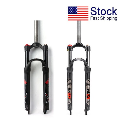 1-1/8" Threadless MTB Suspension Fork 26/27.5/29" Bike Manual Disc ...