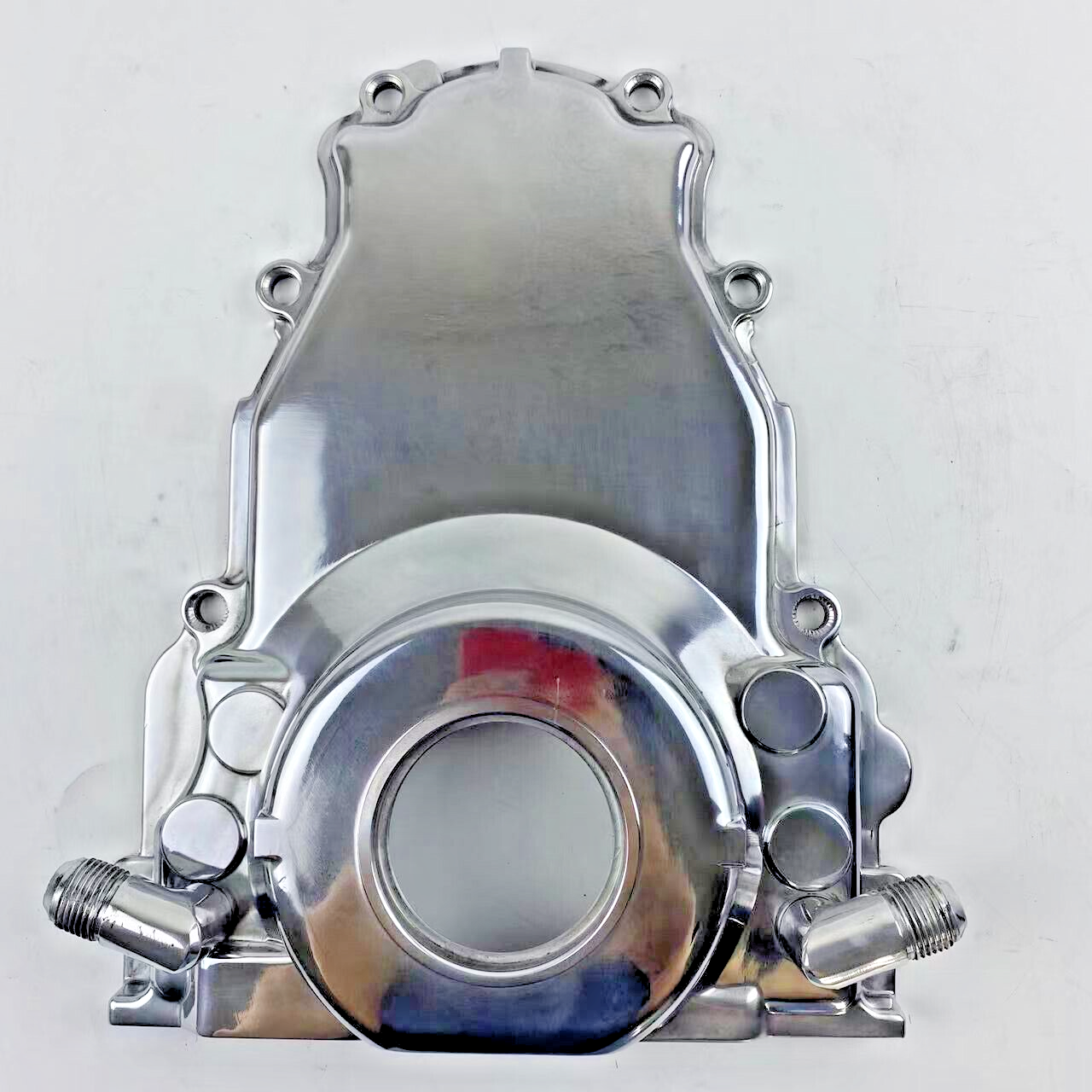 Gen III GM LS series engines 2 -10AN Timing cover，truck or LS3 Camaro ...