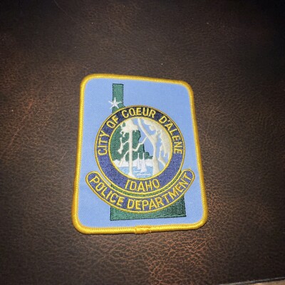 Vntg Obsolete Police Department Sheriffs Office Patch Coeur D’Alene ...