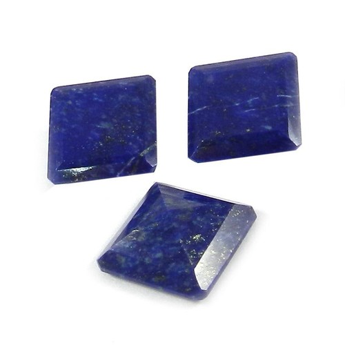 Lapis Lazuli Square Faceted Cut 5mm To 20mm Natural Calibrated Loose ...